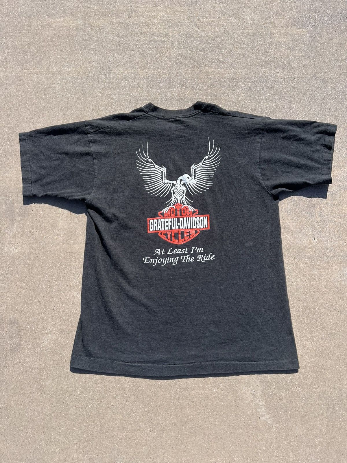 Vintage Vintage 80s Grateful Dead Harley Davidson Bootleg Band Shirt ...