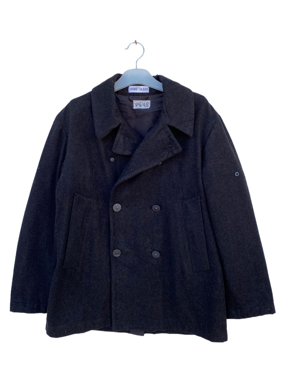 Avant Garde × Stone Island × Vintage Stone Island Double Breast Wooly ...