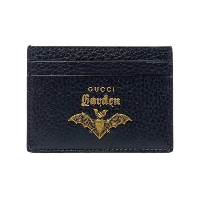 Gucci Gucci Garden Black Bat Card Holder | Grailed