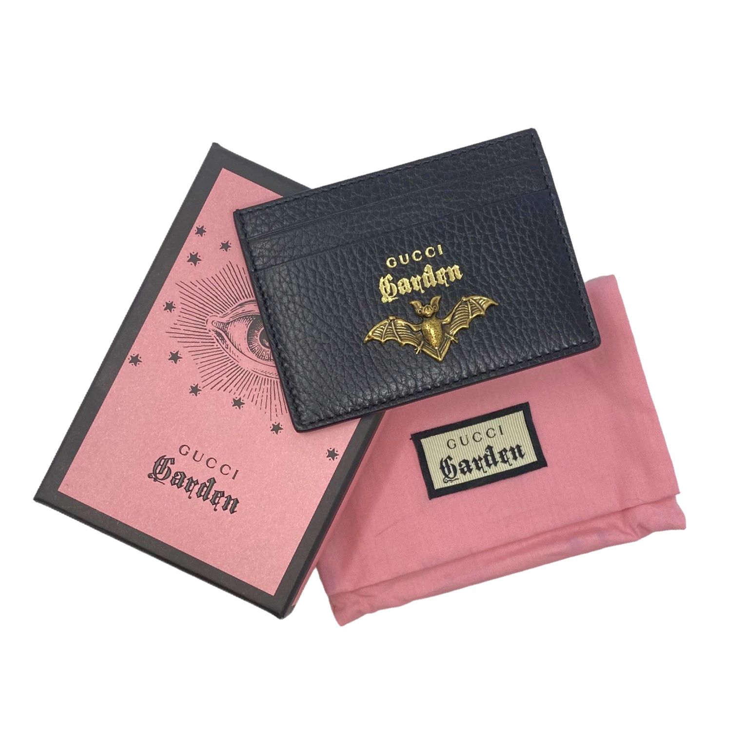 Gucci Gucci Garden Black Bat Card Holder | Grailed
