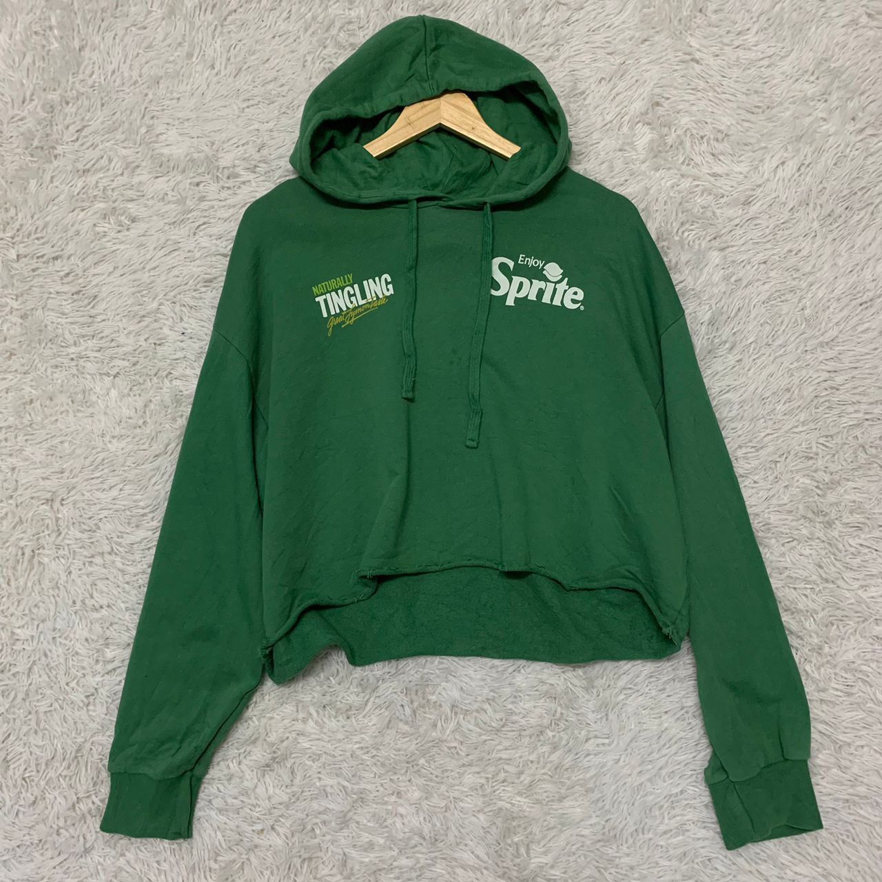 Zara Zara x enjoy sprite hoodie made in Morroco | Grailed