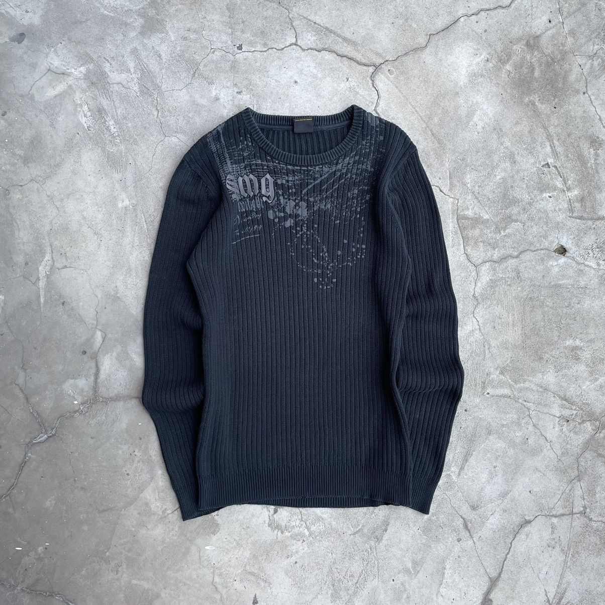 Japanese Brand × Streetwear × Vintage SMOG Knitwear Vintage Printed ...