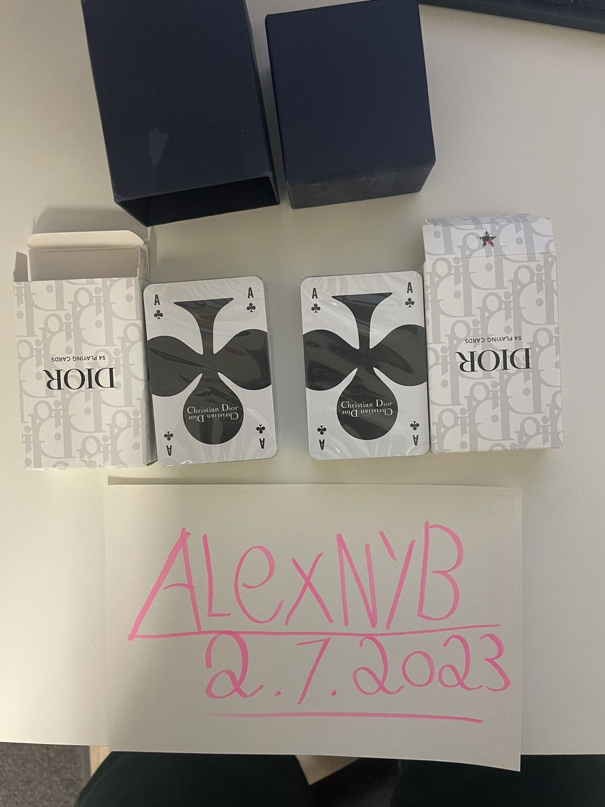 Christian Dior Monsieur × Dior Sealed christian Dior playing cards set ...