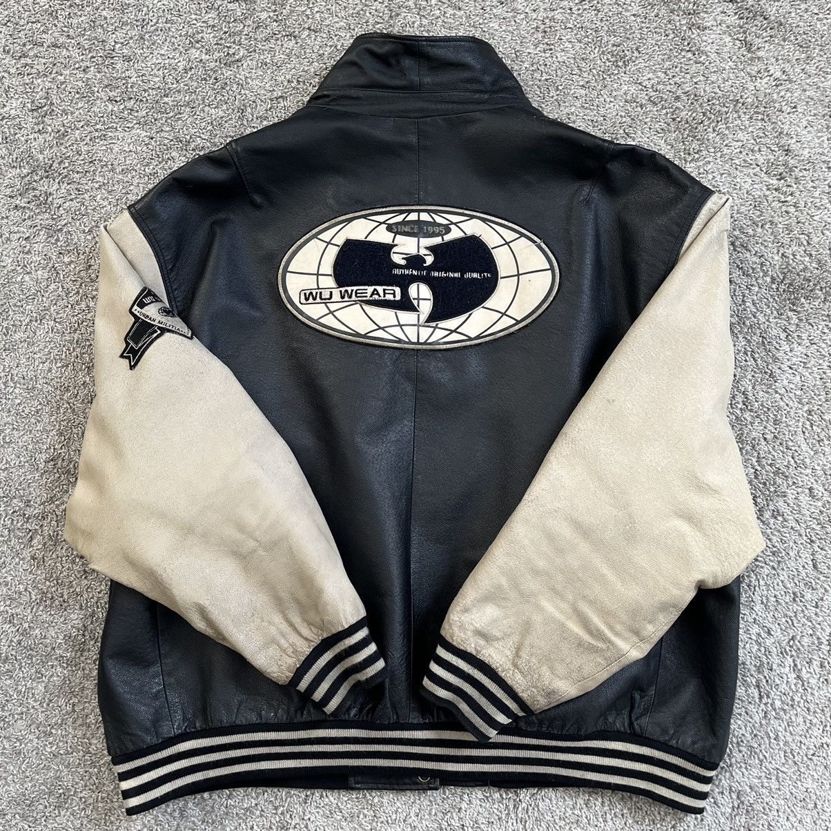 Wu-Tang Clan Wu-Wear Jacket Size 4XL Wu-Tang Leather Jacket 90’s Rare ...
