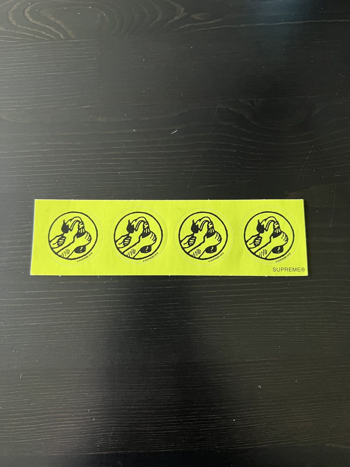 Supreme Supreme Molotov Cocktail Sticker Mini Sheet SS18 | Grailed