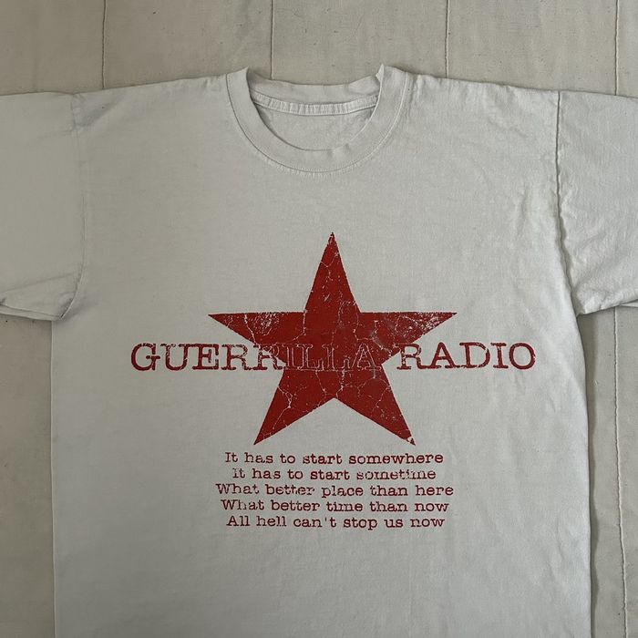Custom Rage Against The Machines Guerrilla Radio Star Custom Tee | Grailed
