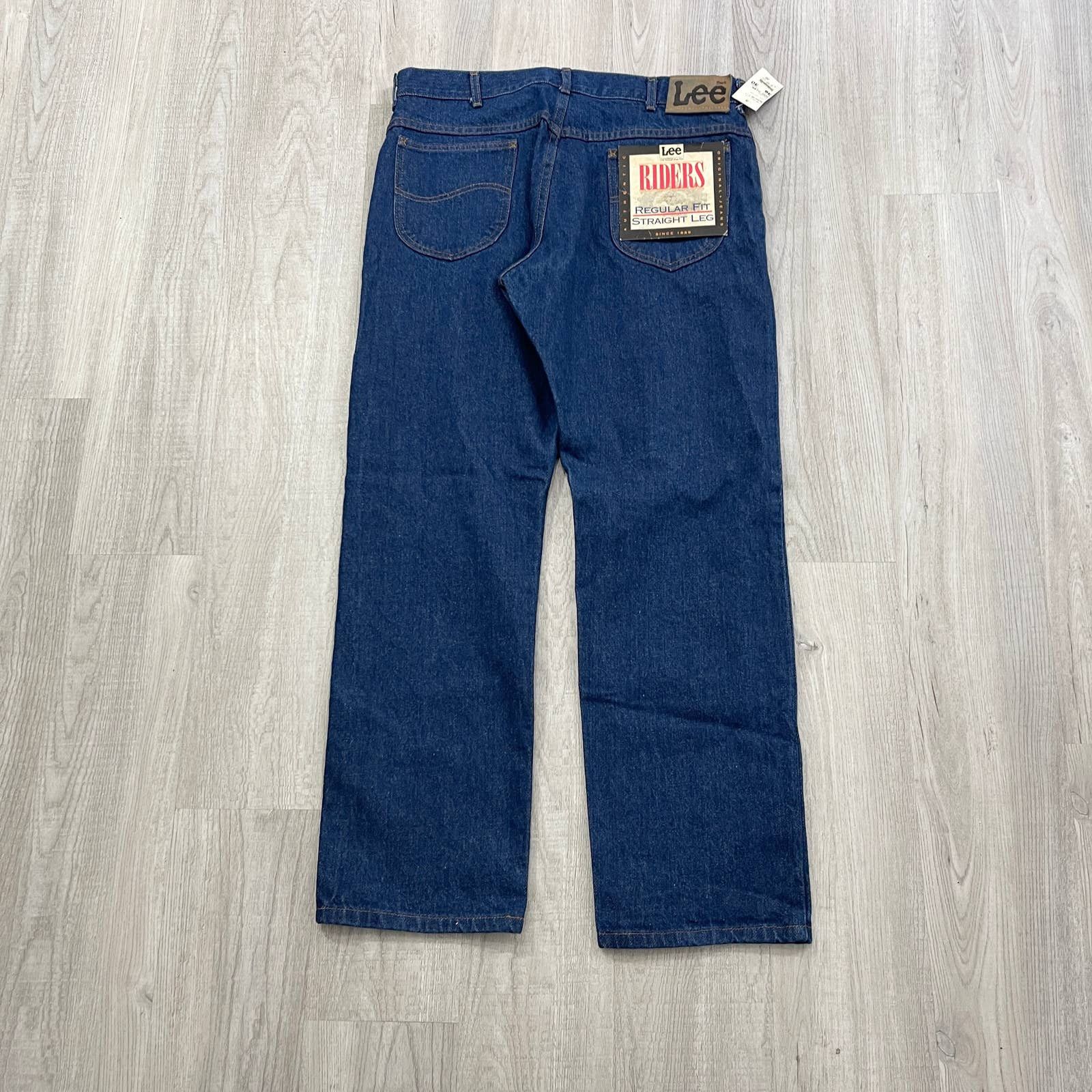 Lee VINTAGE 80s NWT Lee 200-0189 Dark Wash Denim Jean Pants | Grailed