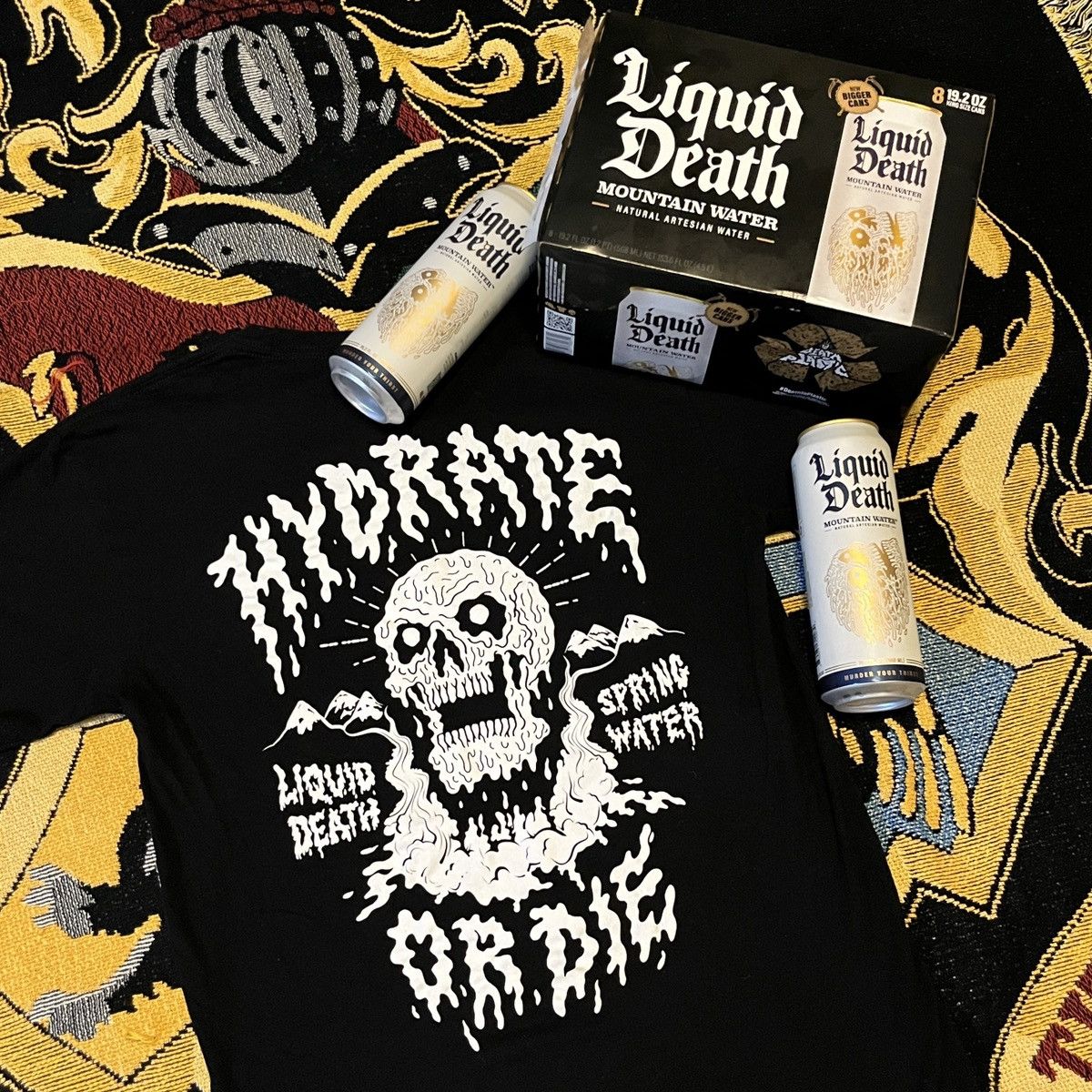 Avant Garde × Other × Streetwear “Hydrate or Die” Liquid Death Spring ...