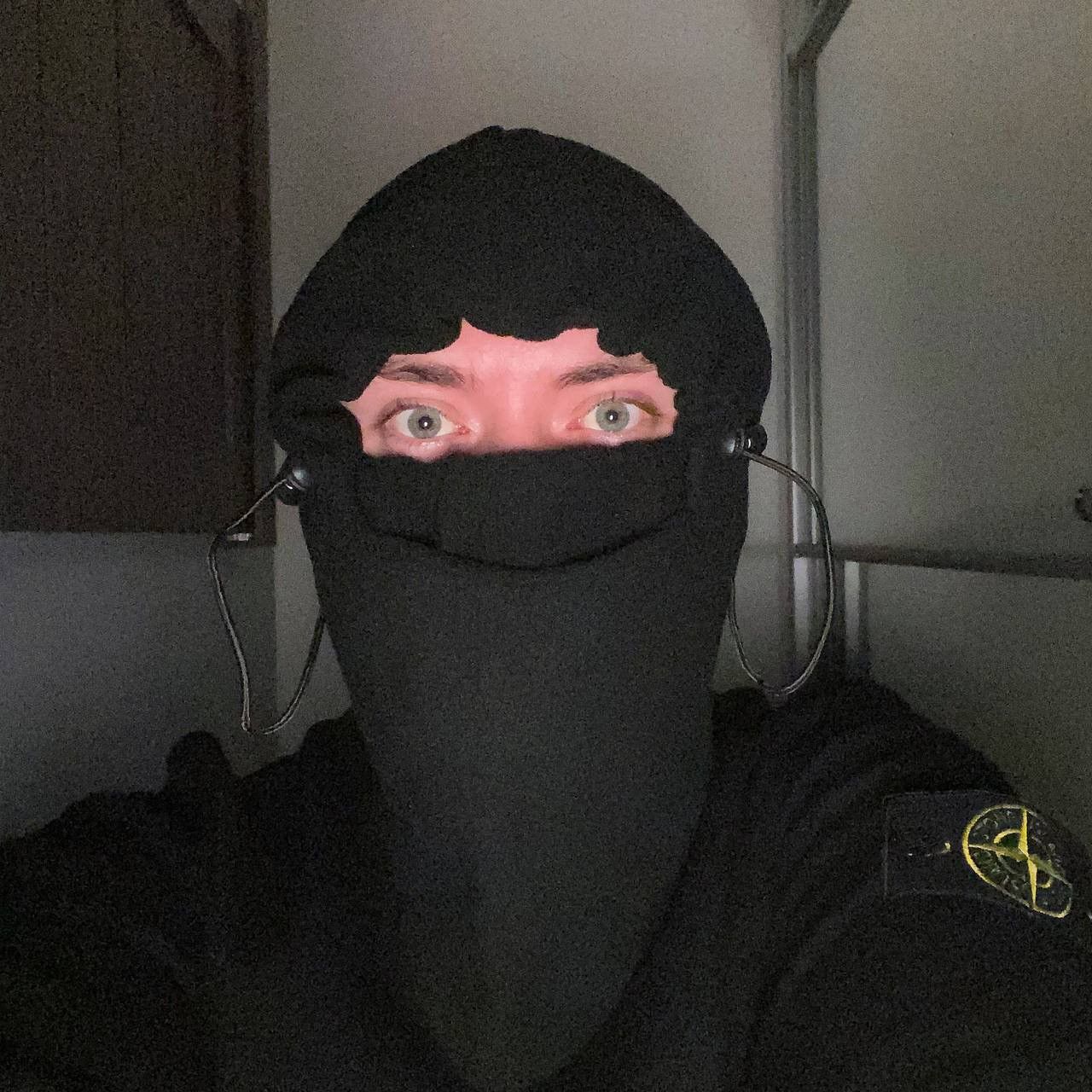 Japanese Brand 🥷Vintage Black Fleece Balaclava Face Mask Hat Travis ...