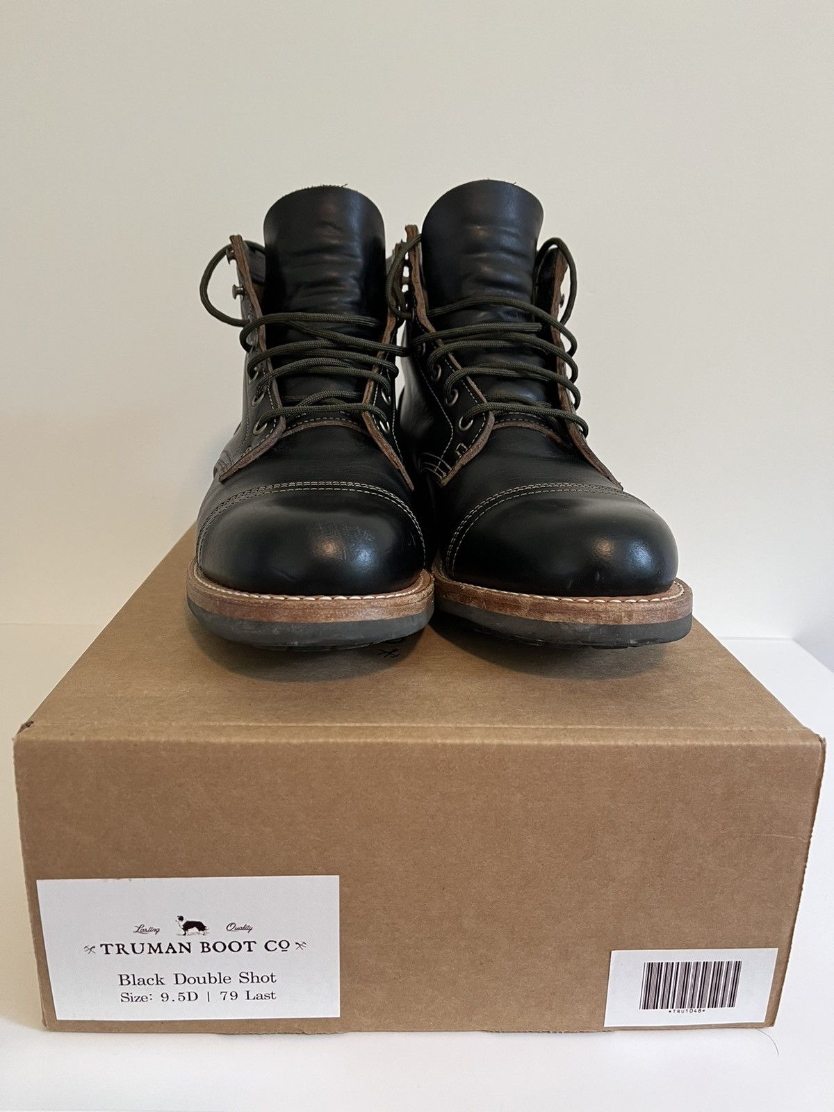Truman Boot Co Truman Boot Black Double shot 9.5D 79 Last Cap Toe | Grailed