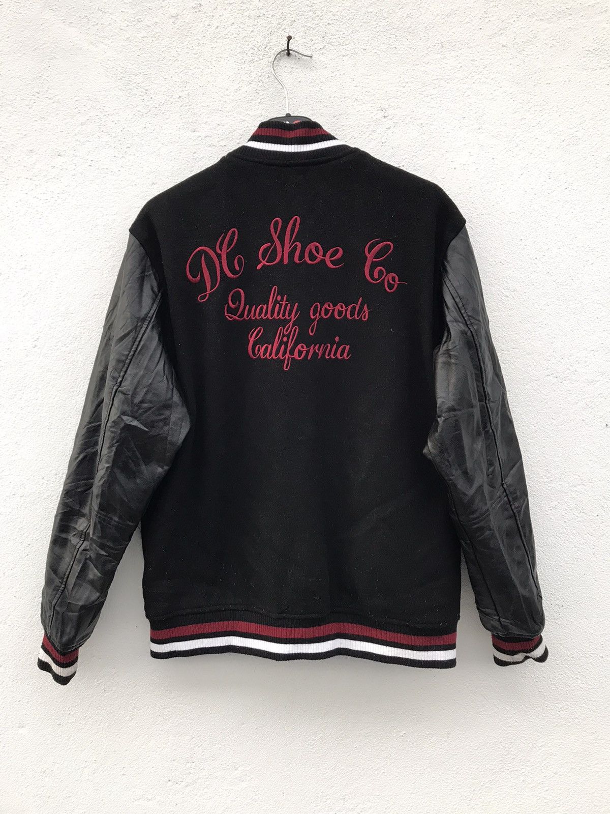 Dc DC SHOES varsity jacket embroidery logo | Grailed