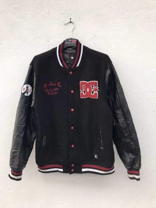 Dc DC SHOES varsity jacket embroidery logo | Grailed
