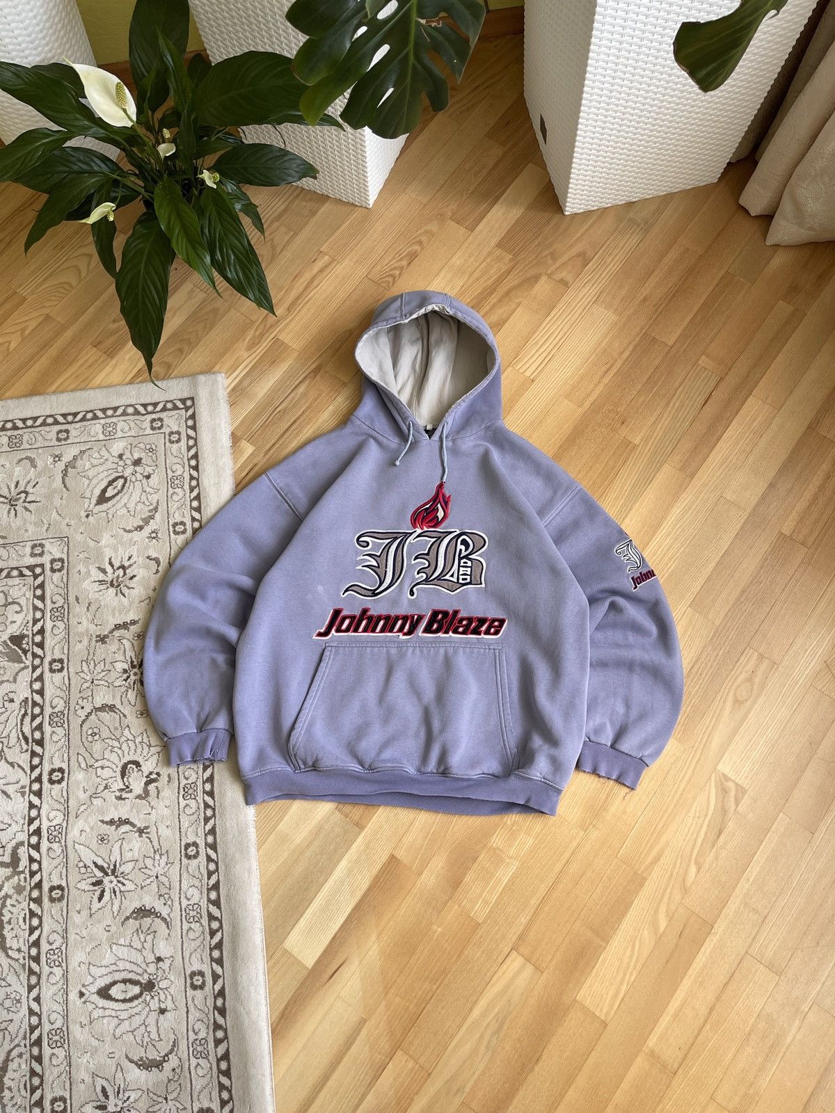 Vintage Vintage 90s Jonny Blaze Method Man Wu Tang Distressed Hoodie ...