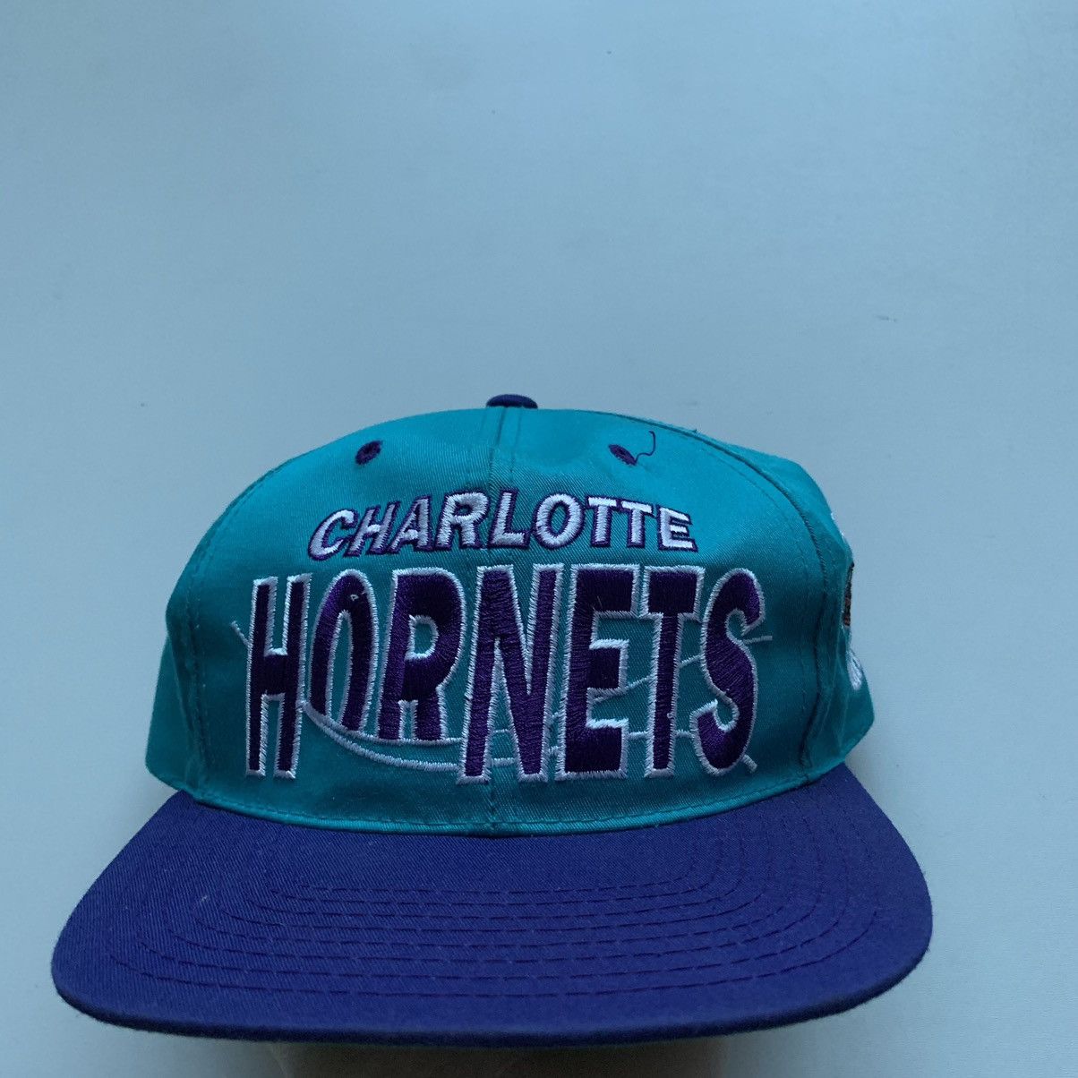 NBA × Snap Back × Vintage Vintage 1990s Charlotte Hornets NBA ...