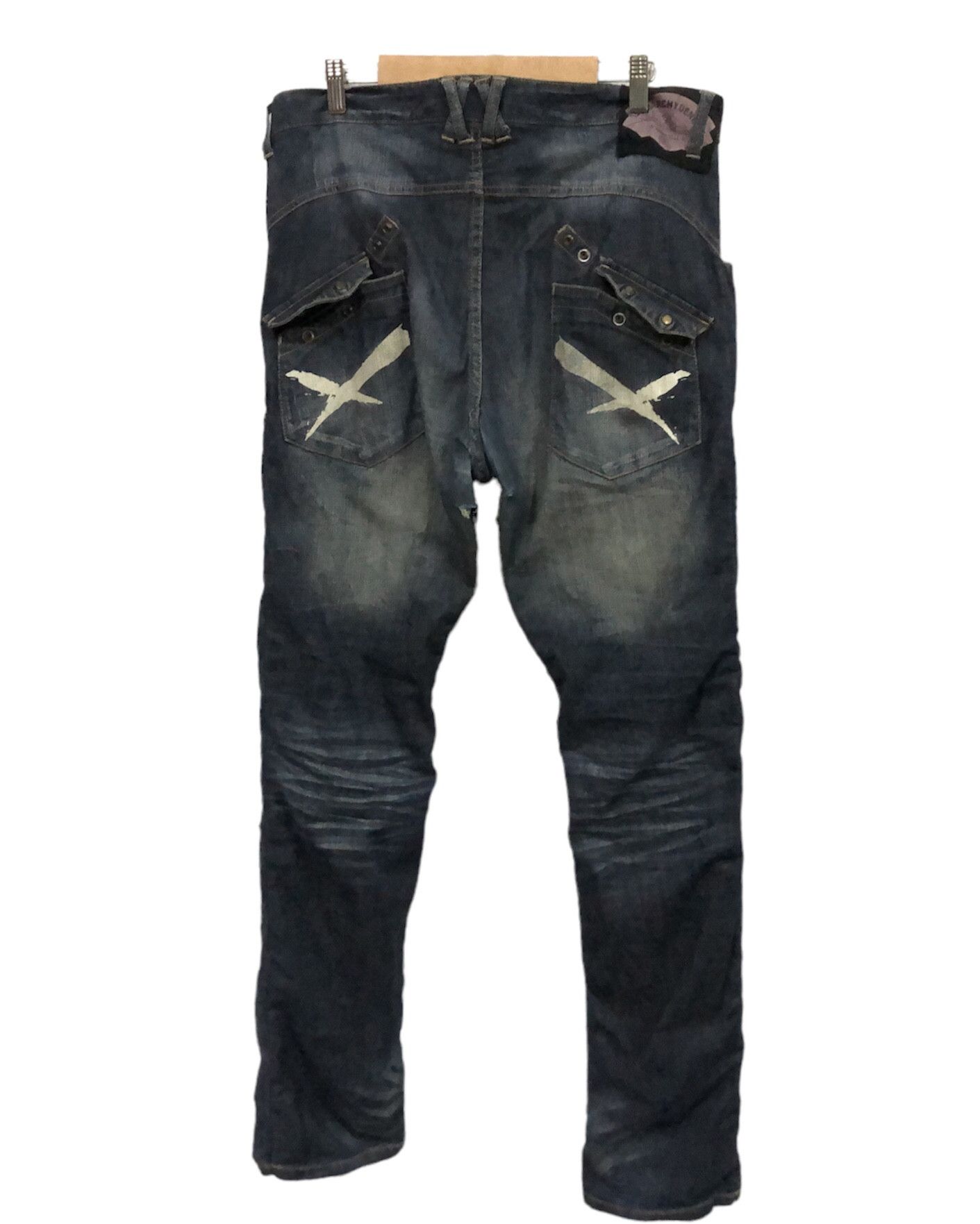 PPFM PPFM x Anarchy Denim Double Sided Design Jeans | Grailed