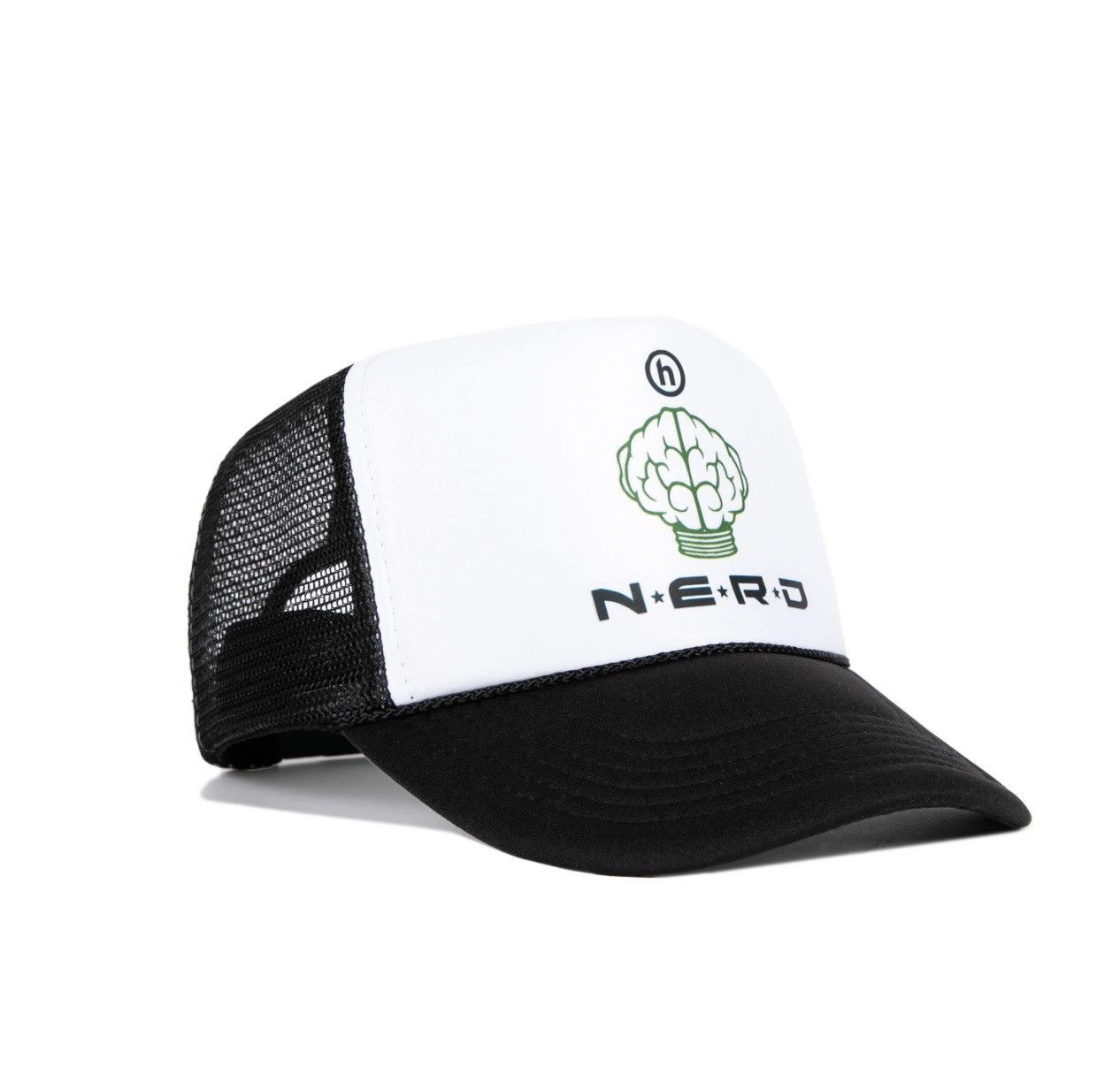 Pharrell Hidden x N.E.R.D. Logo Trucker Hat | Grailed