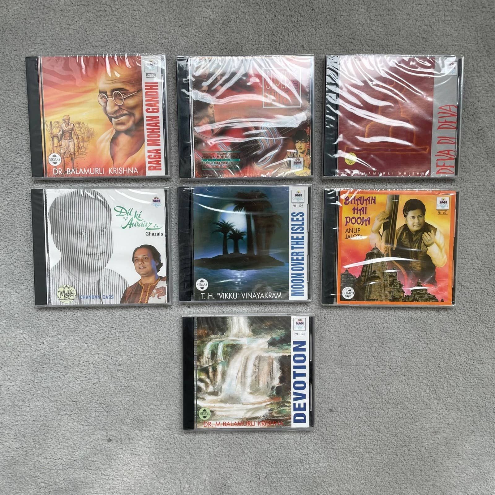Blank Bundle Lot Of (7) Sealed Indian Classical CDs hindu padmini | Grailed