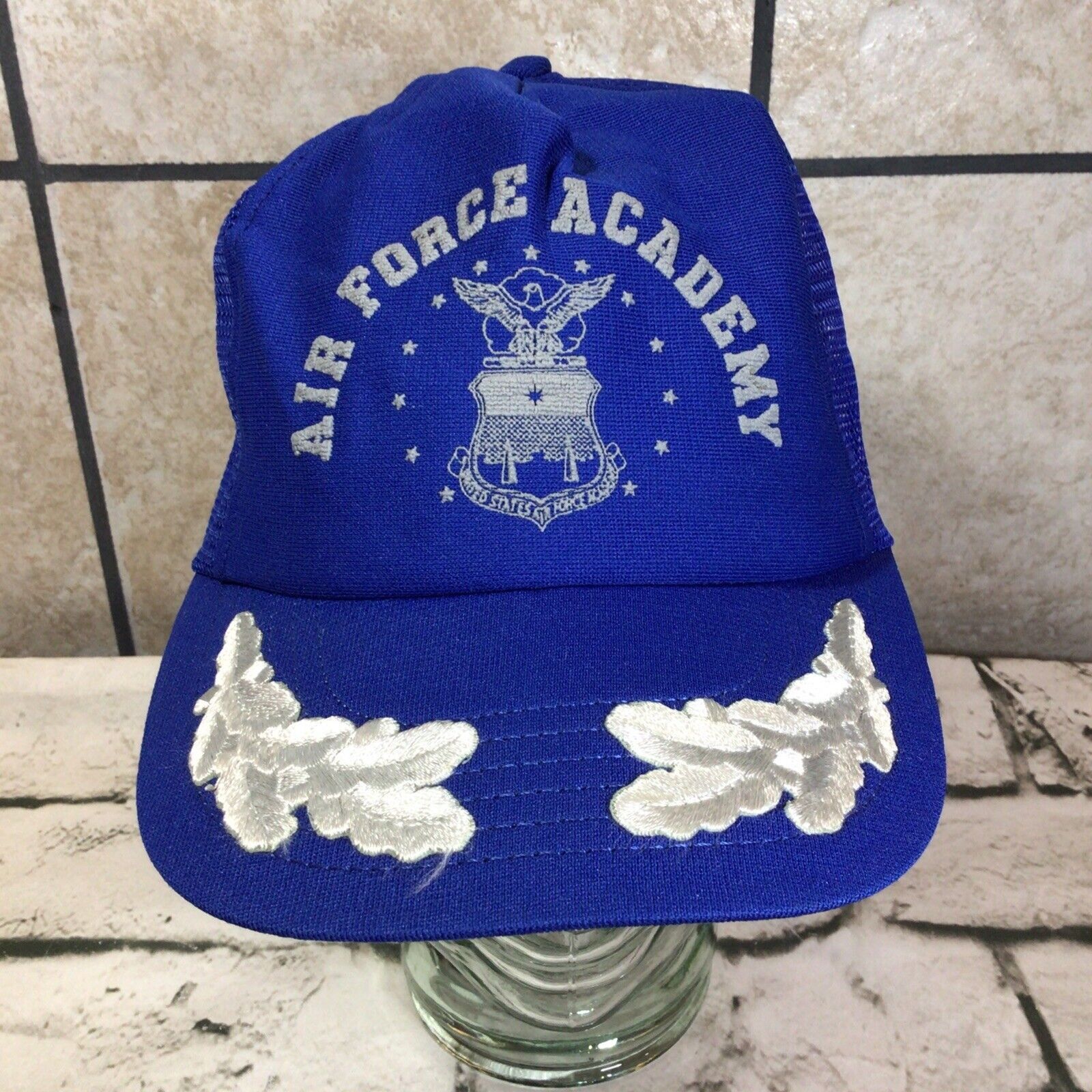 Vintage Vintage Air Force Academy Scrambled Eggs Hat Blue Snapback ...