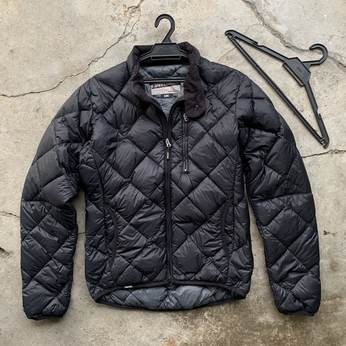 Streetwear Powerage puffer zipper jacket | Grailed