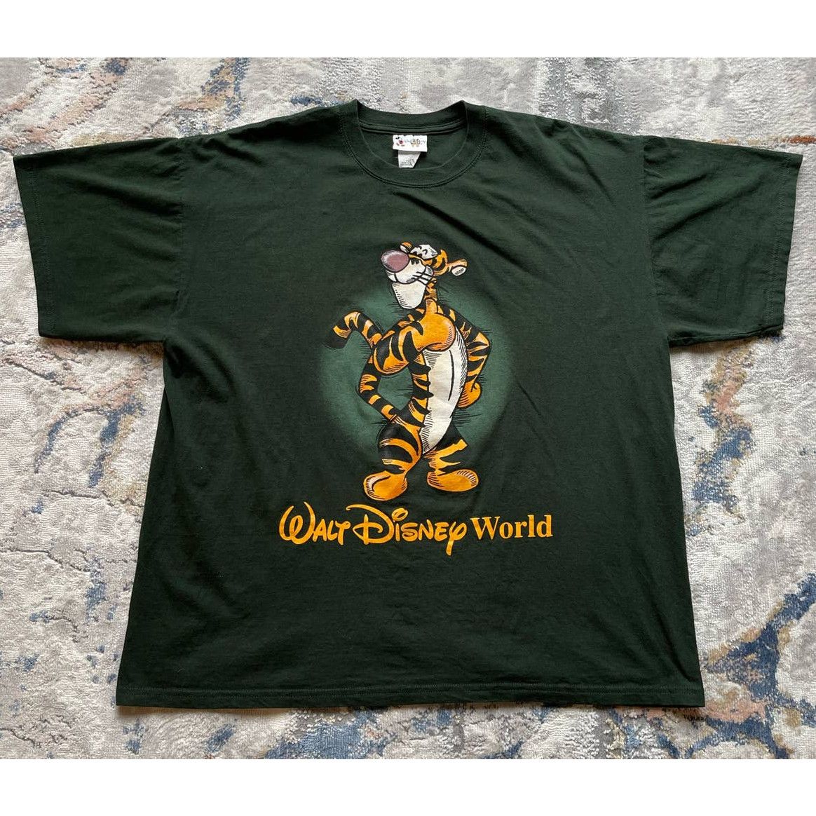 Disney Vintage Tigger Walt Disney World green shirt size XL | Grailed