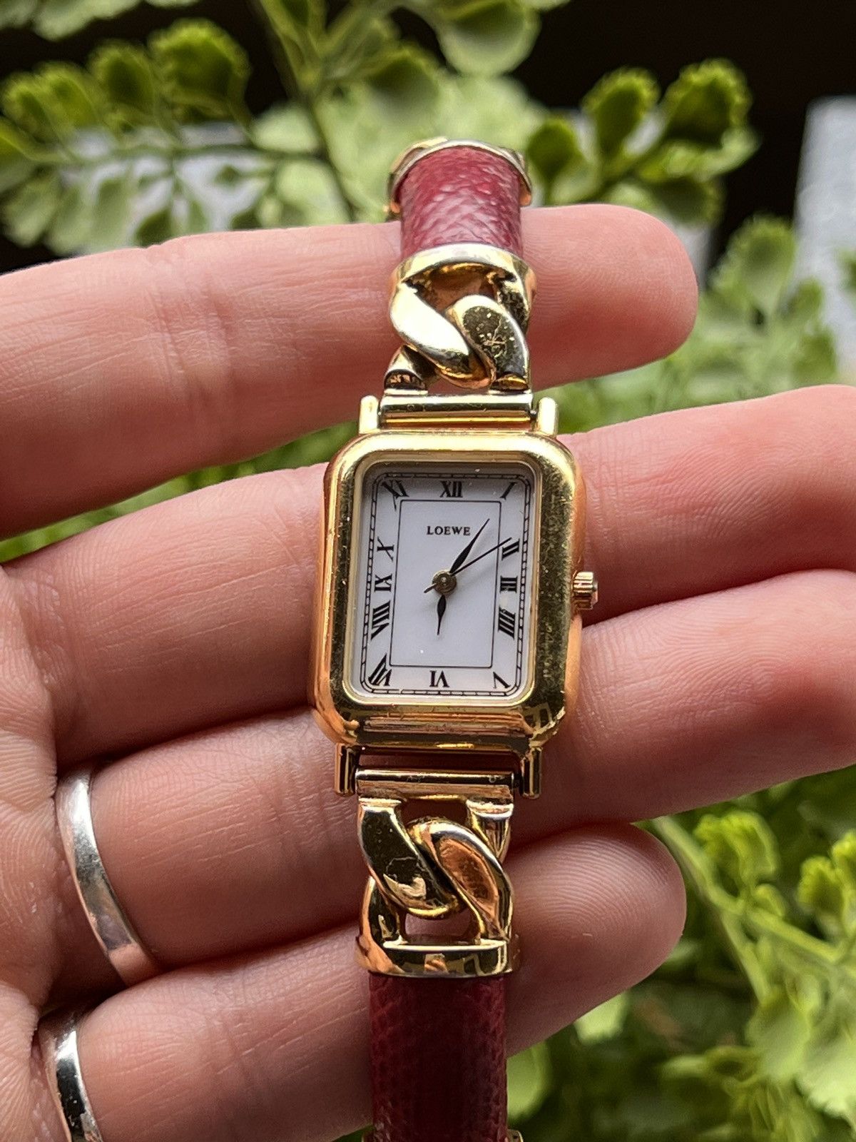 Vintage Loewe Watch Vintage Women’s Red Gold Studio Ghibli | Grailed