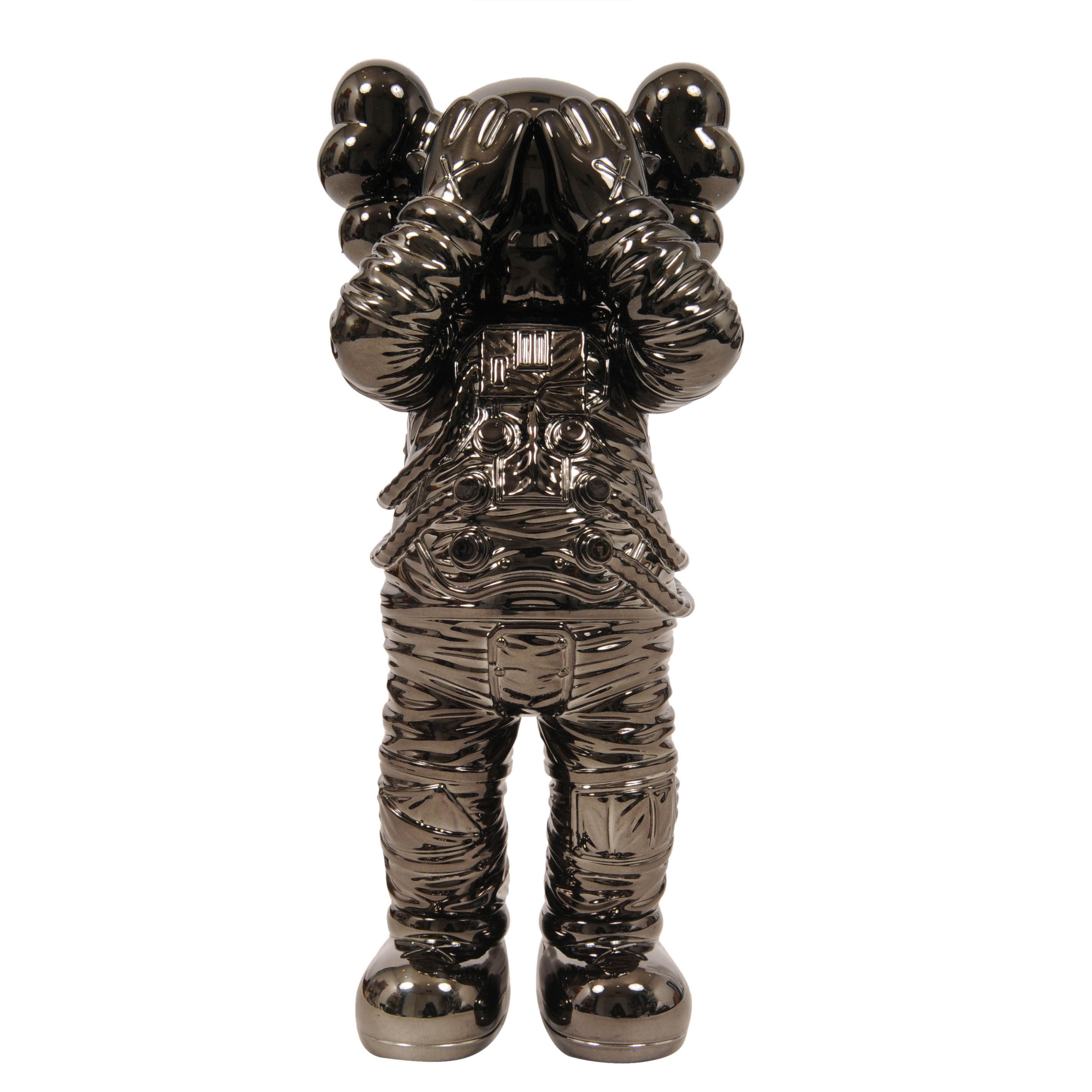 Kaws Holiday Space Figure Black | Grailed