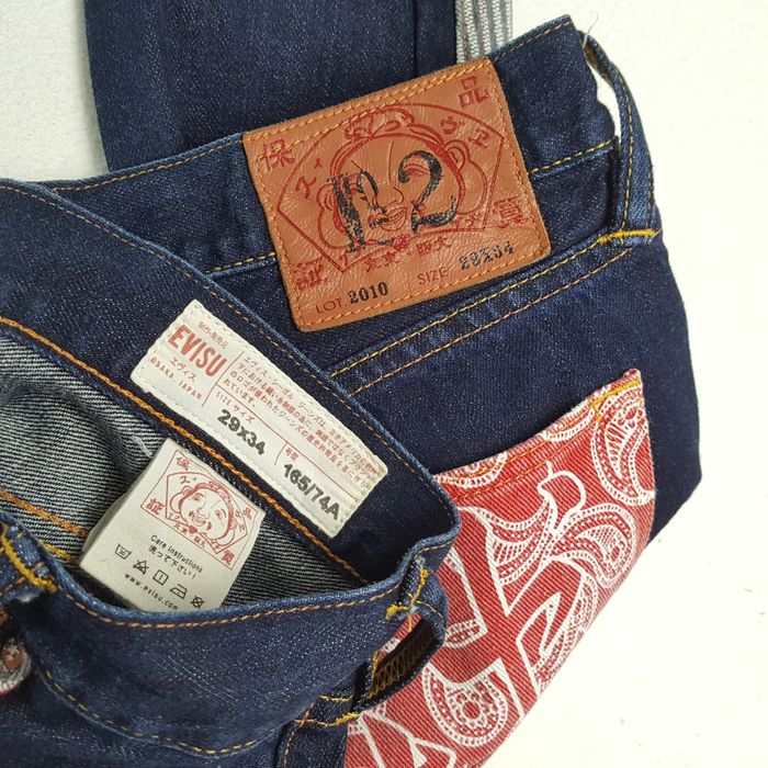 Vintage Vintage EVISU Japanese Brand Daicock Custom Design Jeans | Grailed