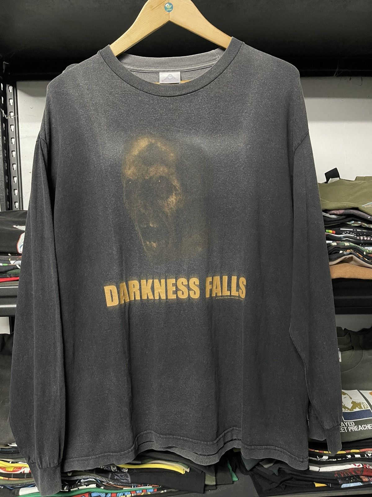 Vintage Very Rare Vintage Darkness Falls Movie Horror Sun Faded Tees ...