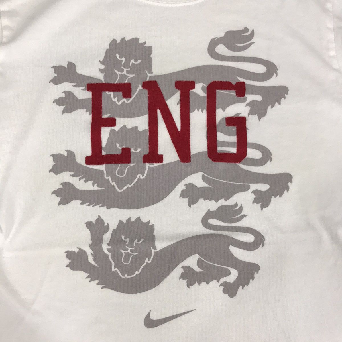 Hype × Nike × Streetwear Nike England Three Lions Logo Swoosh Slim Fits ...