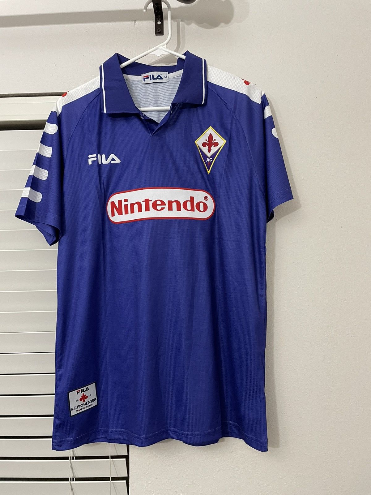 Pre-owned Vintage Fionrentina Nintendo Soccer Jersey In White | ModeSens