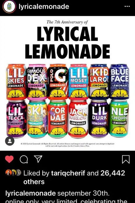 Lyrical Lemonade Lyrical Lemonade 12/12 cans FULL SET 7th Year ...