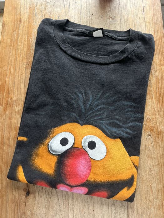 Vintage Vintage ERNIE big face Sesame Street T-shirt | Grailed