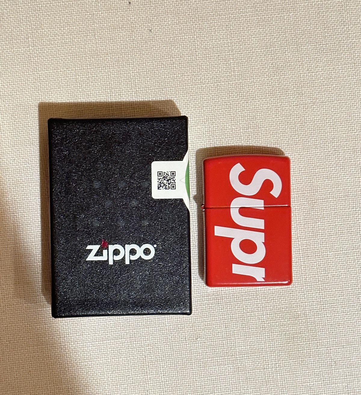 Supreme Supreme Zippo logo lighter | Grailed