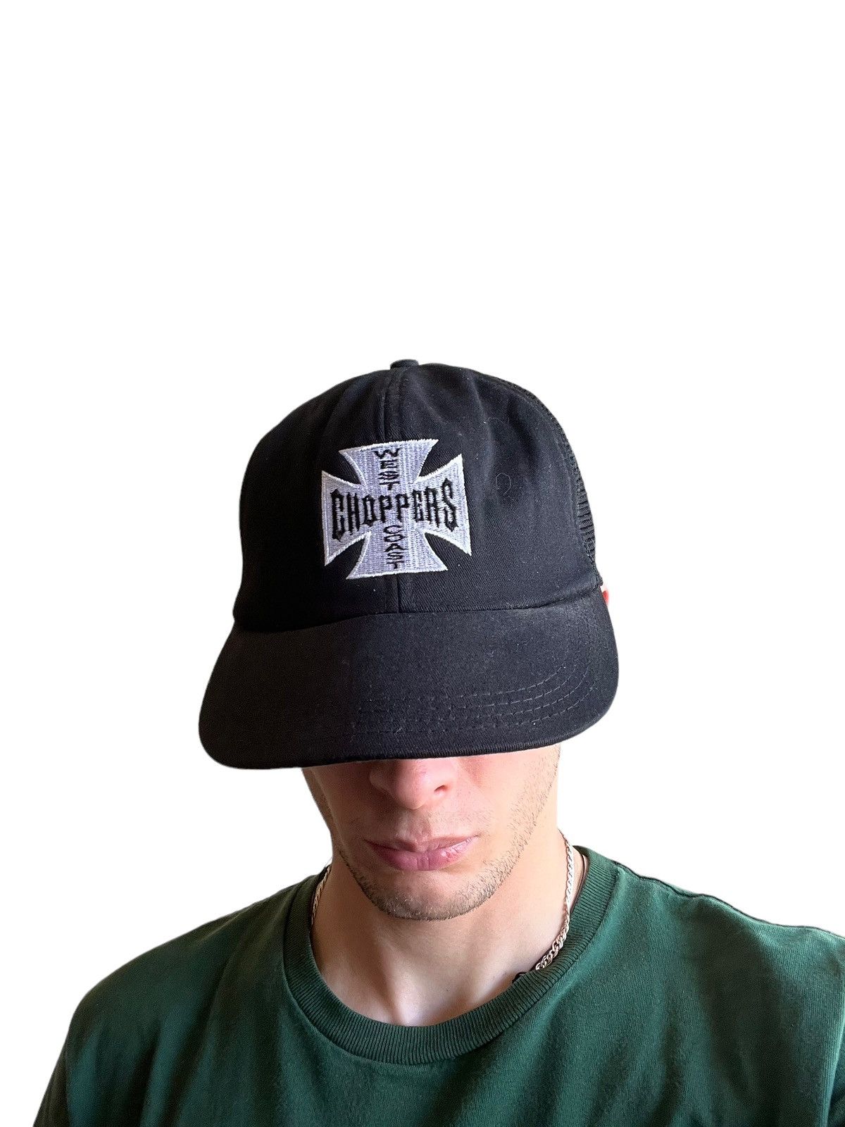 Choppers × Trucker Hat × Vintage Vintage West Coast Choppers Made in ...