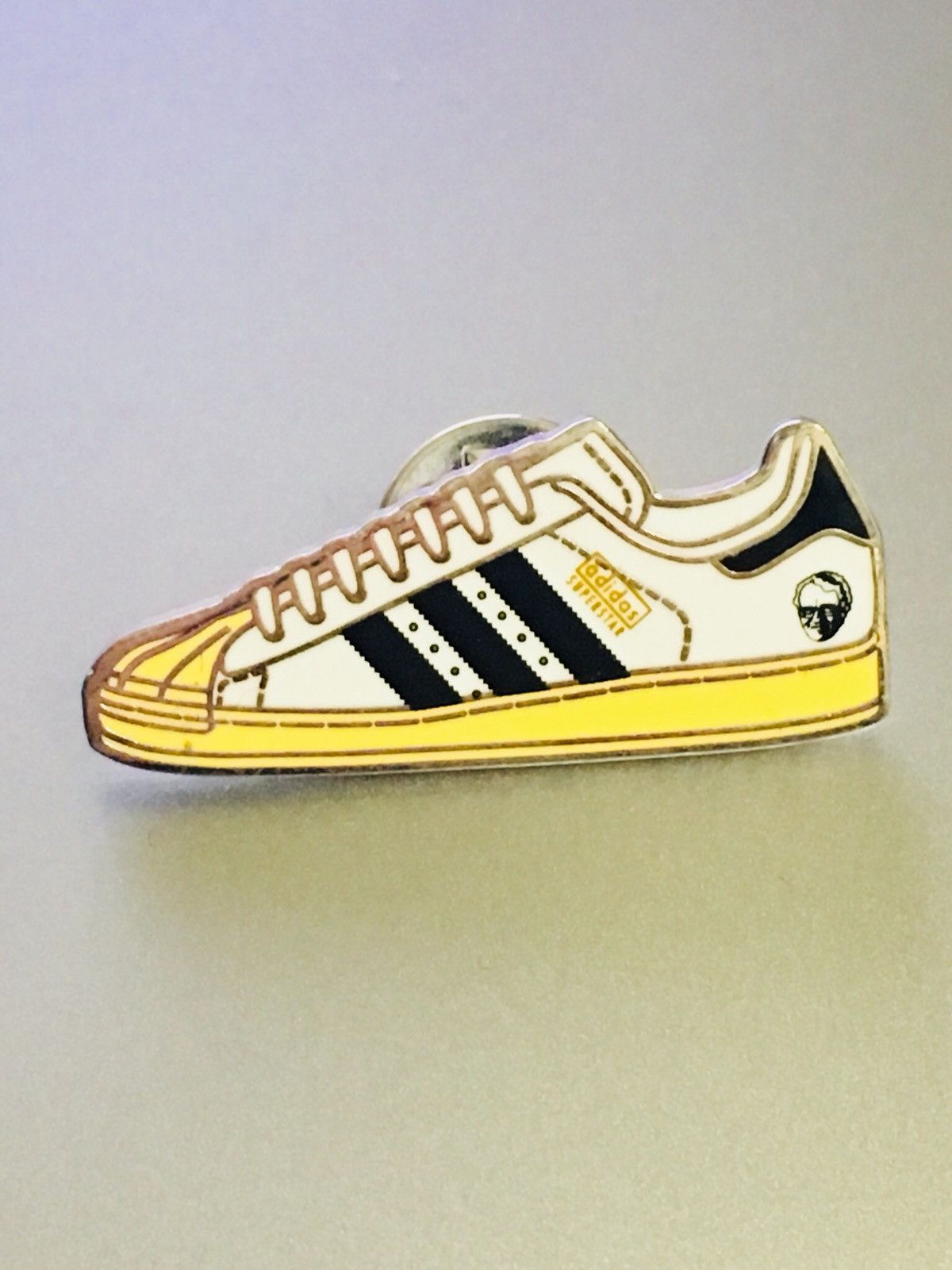 Adidas × Vintage Superstar 35th Adi Dassler Consortium Pin Badge Button | Grailed