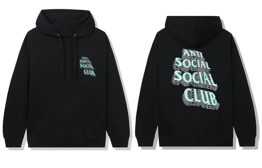 Anti Social Social Club DS ASSC Mint Logo Costumes Black Hoodie in hand ...