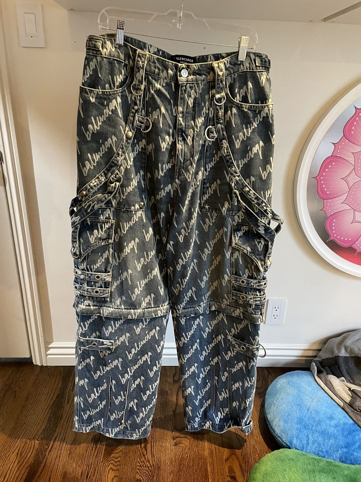 Balenciaga Insanely rare Balenciaga script ravers brand new | Grailed