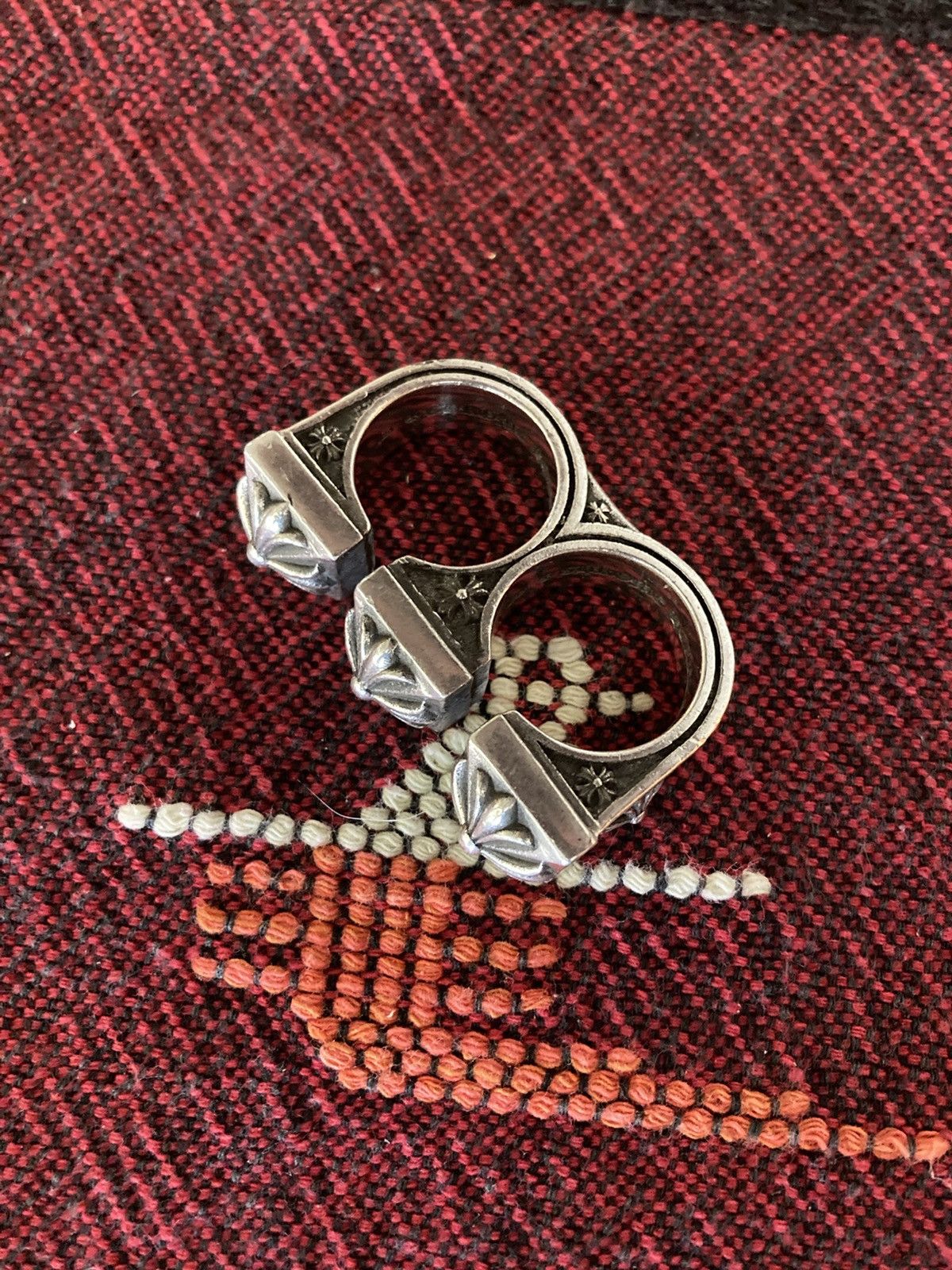 Chrome Hearts Double Knuckle Ring | Grailed