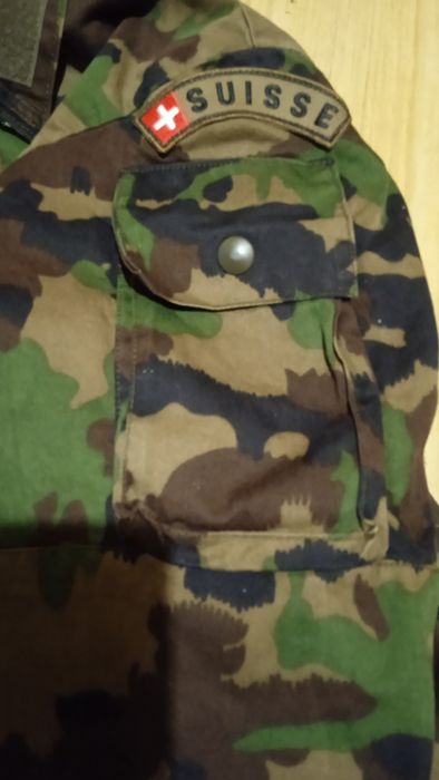 Military Vintage Swiss TAZ-90 Camo Combat Jacket | Grailed