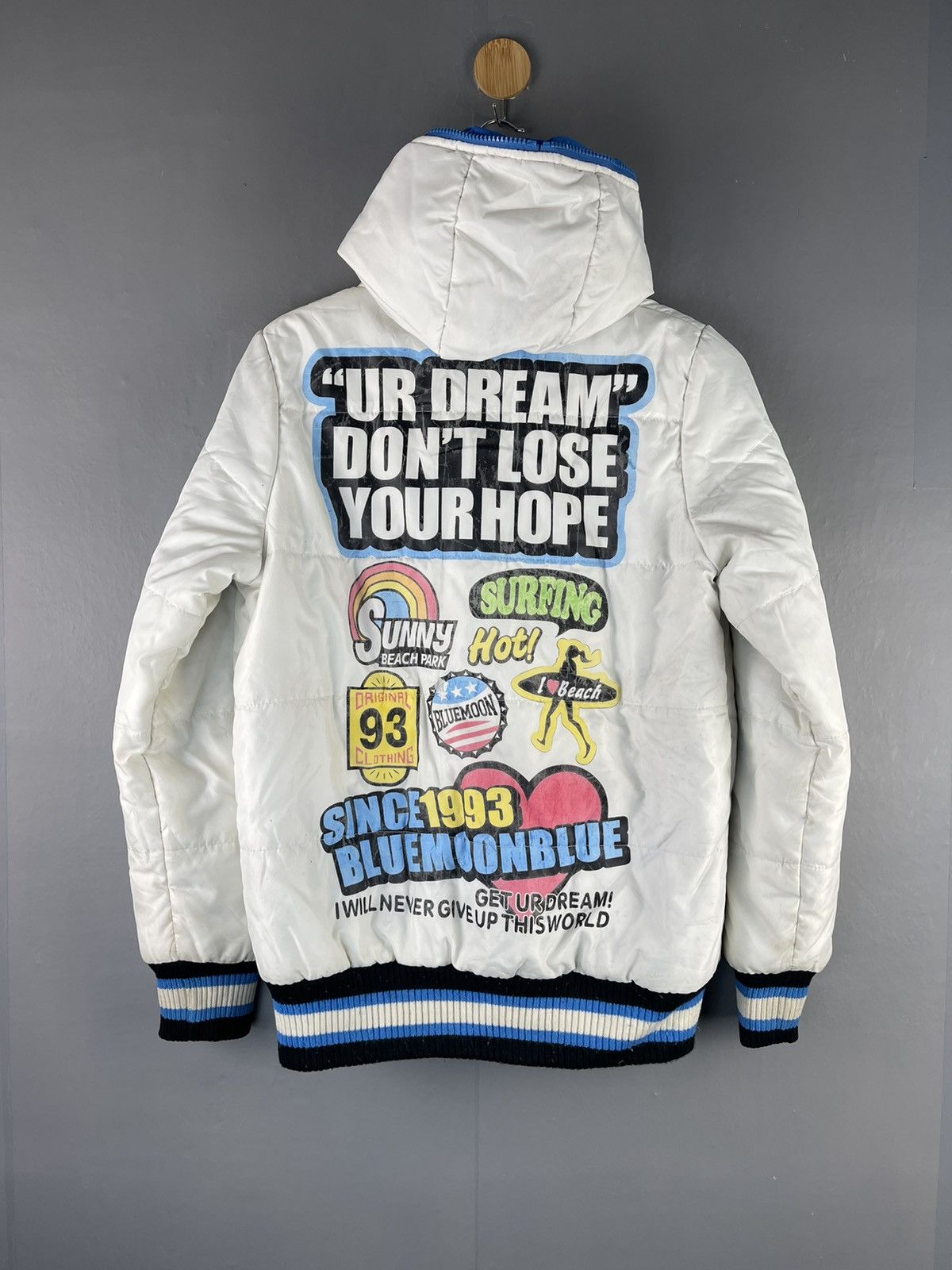 Japanese Brand × Surf Style × Vintage Vintage BLUE MOON BLUE Surfing ...