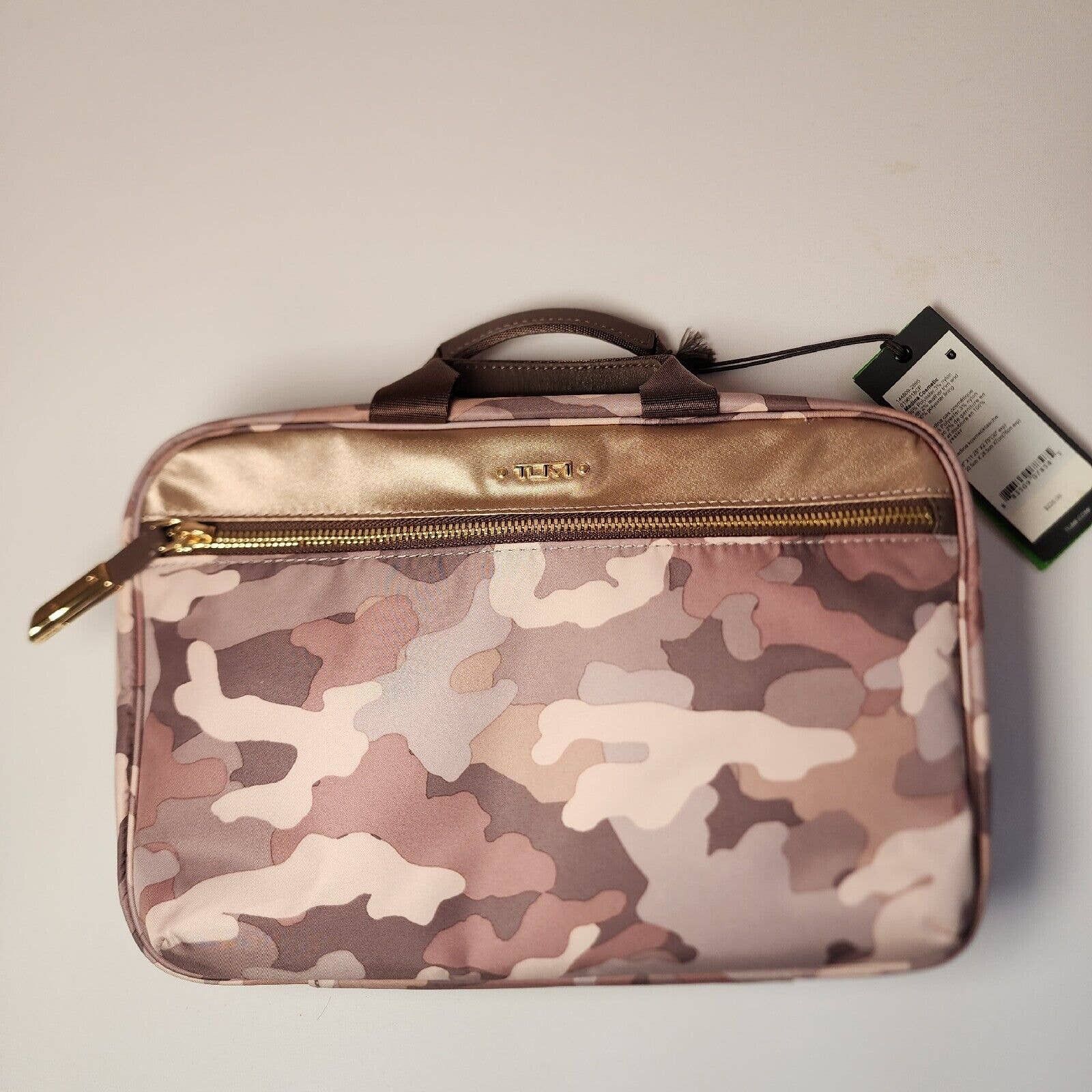 Tumi NWT TUMI Voyageur Madina Cosmetic Toiletry Bag Beige Floral | Grailed