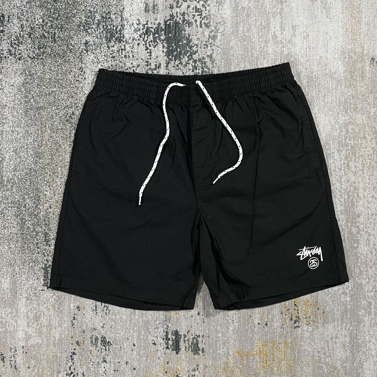 Streetwear × Stussy STUSSY BASIC SS BEACHSHORTS BLACK - 30" | Grailed
