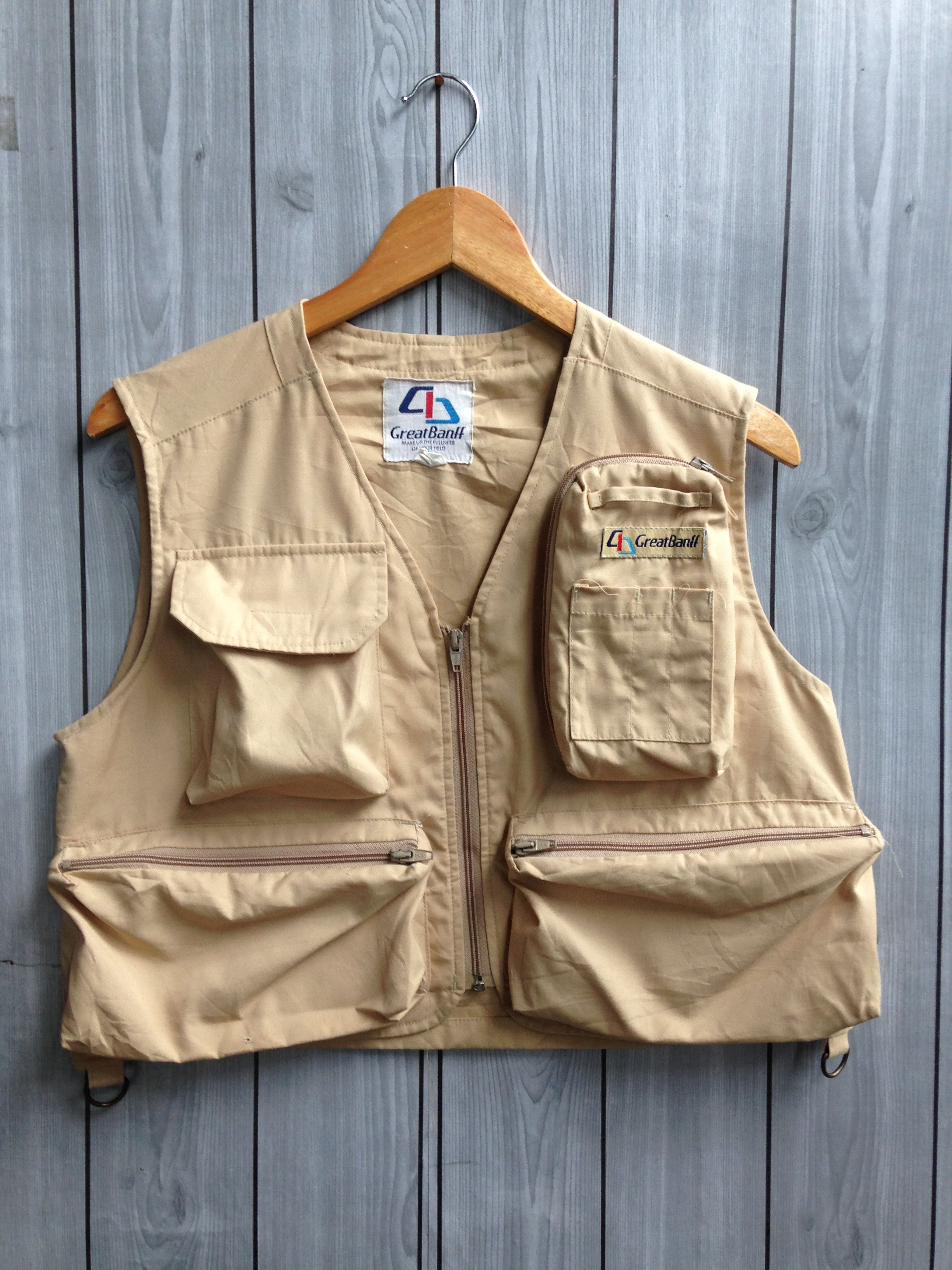 Japanese Brand Tactical Multi Pocket Beige Bomber Vest | Grailed