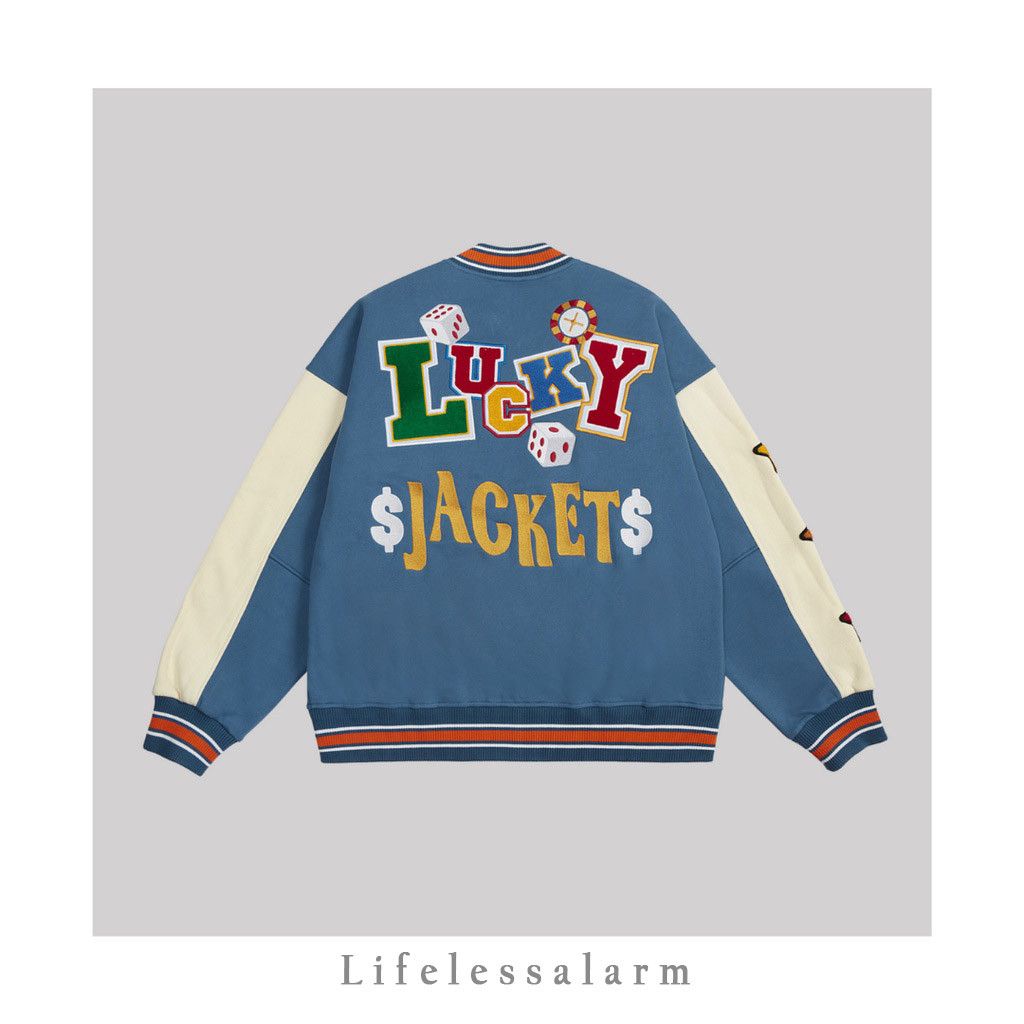 Varsity lucky varsity jacket style | Grailed