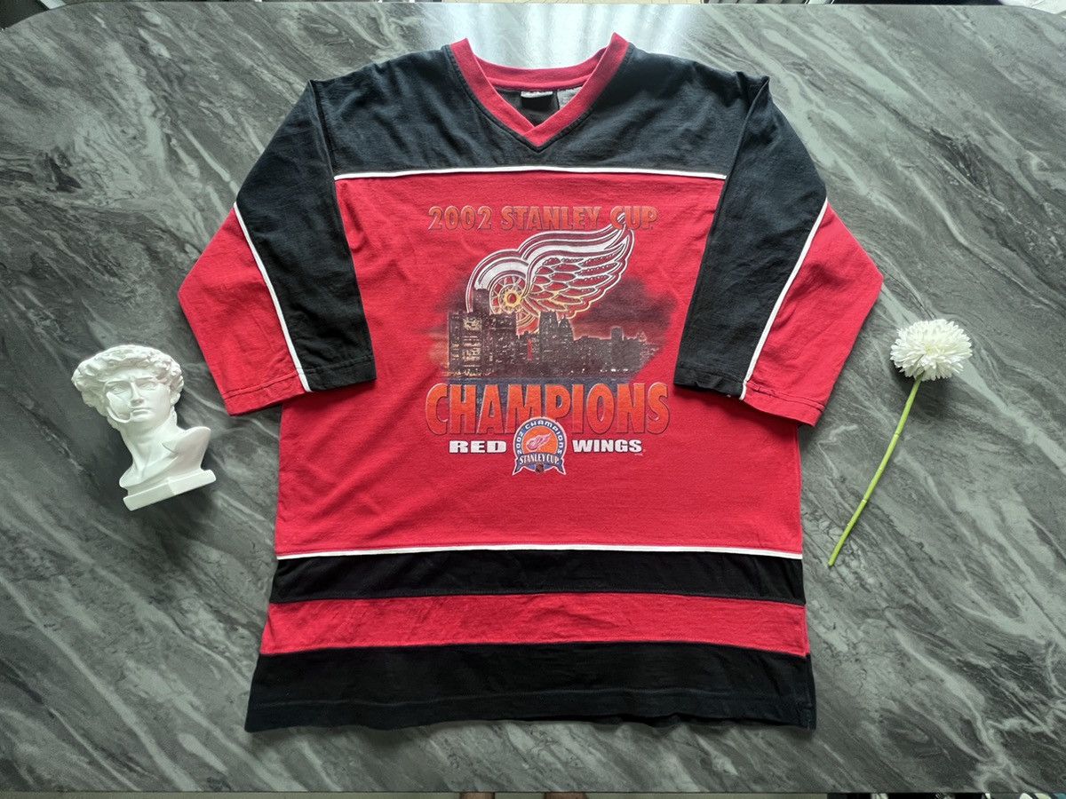 NHL × Red Wing Red Wing : NHL Stanley Cup Championship 2002 | Grailed