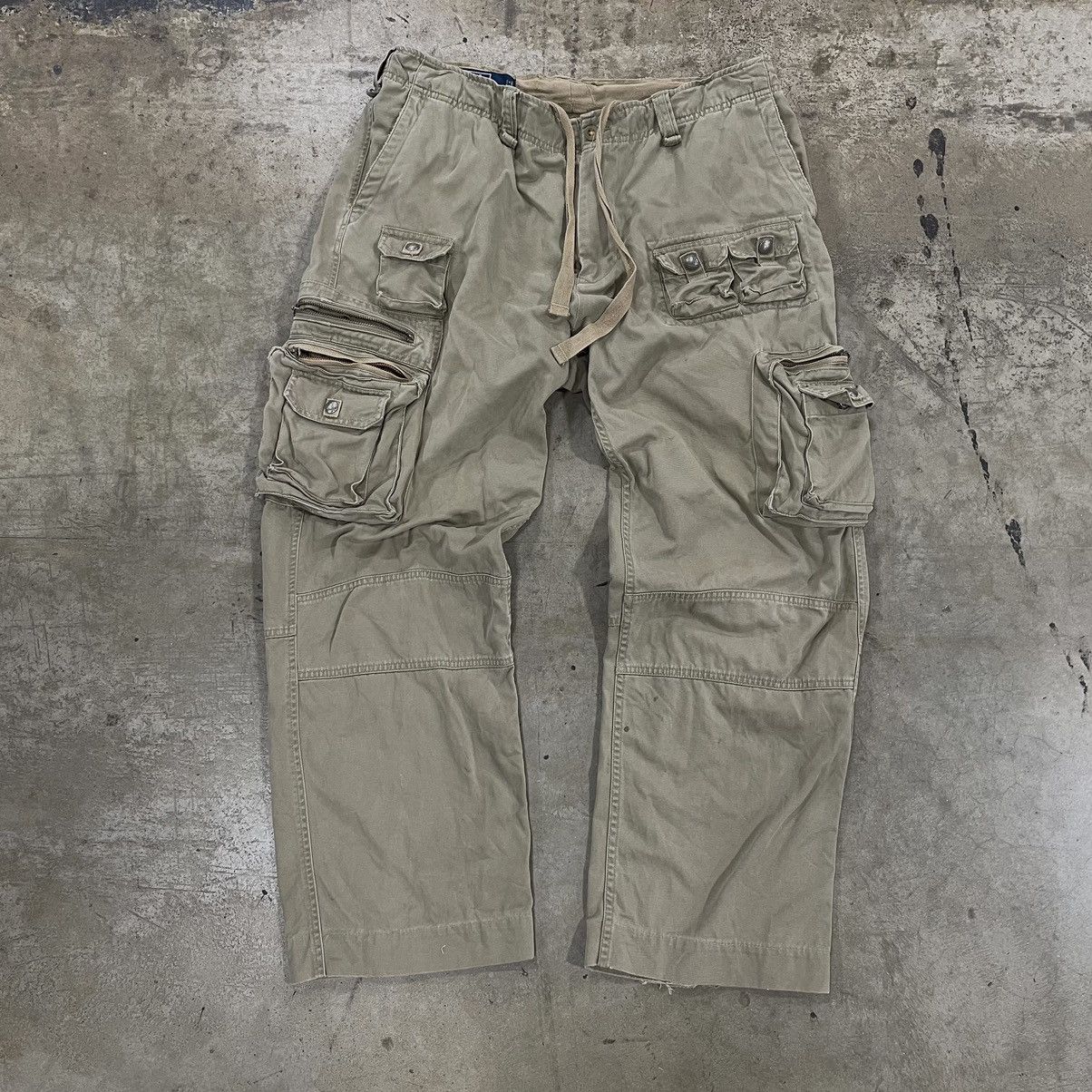 Polo Ralph Lauren Rare Polo Ralph Lauren Paratrooper multi pocket baggy cargos | Grailed