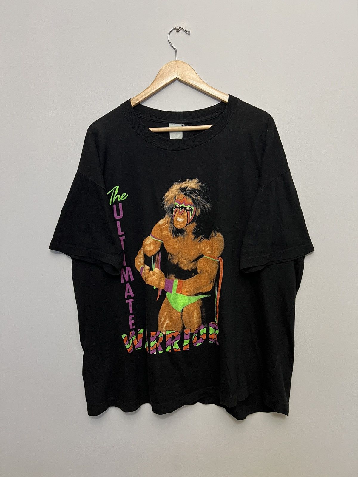 Vintage × Wwe × Wwf Vintage 90’s The Ultimate Warrior Rare Bootleg Tee ...