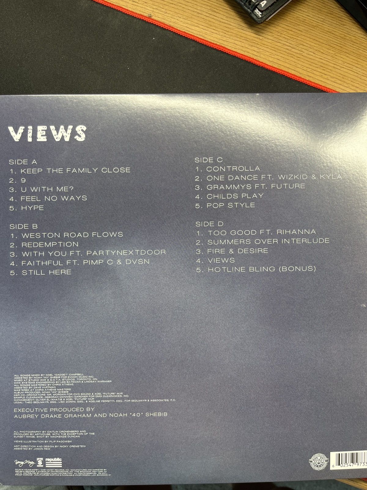 Vintage × Vinyl Factory Drake Views Vinyl | Grailed