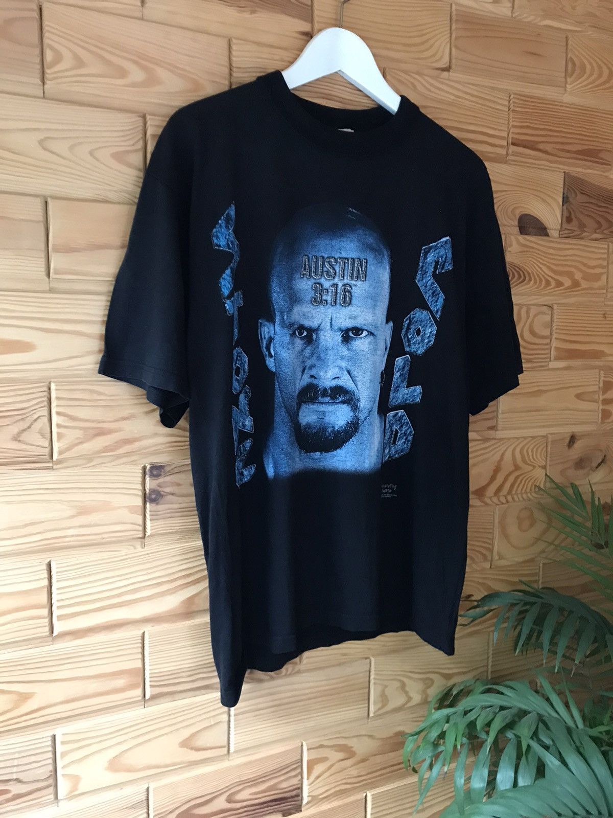 Rap Tees × Vintage × WWE Vintage 90s 1998 License WWE Stone Cold Steve Austin Tee | Grailed