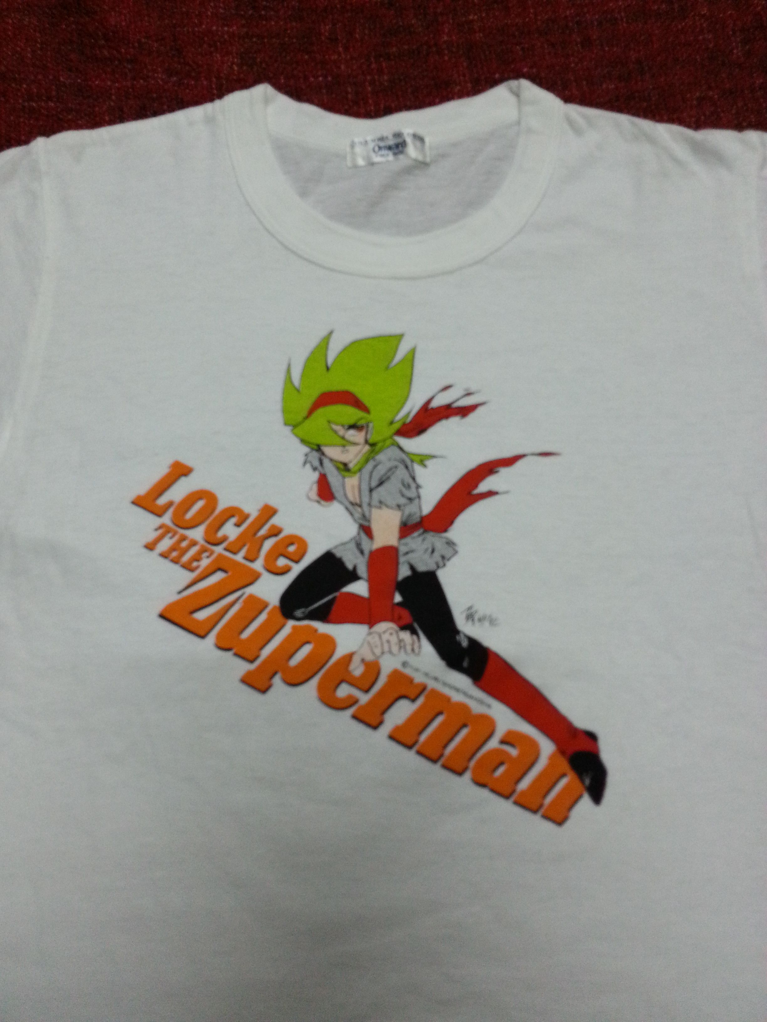 Anima × Cartoon Network × Vintage Vintage anime Locke The Superman tee ...